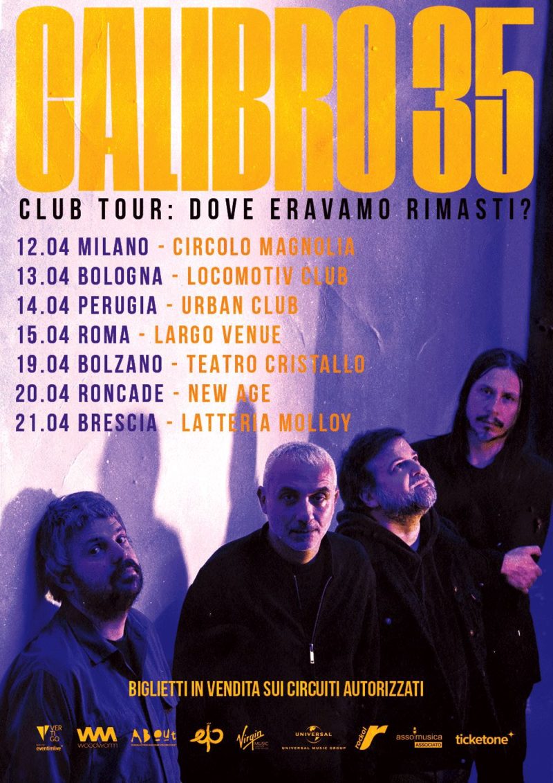 CALIBRO 35 Tour Club 2023 - Vertigo Concerti
