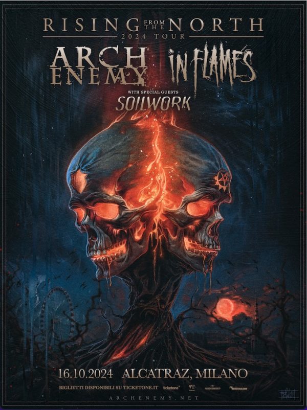 Arch Enemy In Flames Tour 2024 - Vertigo Concerti